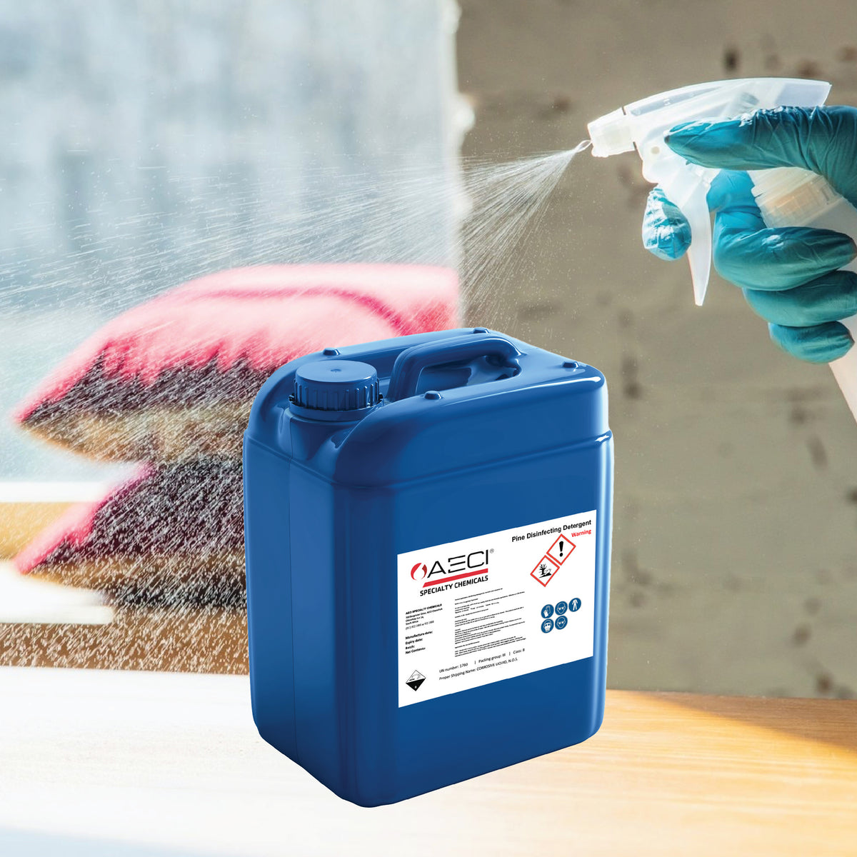 Surface Detergent/Disinfectant Non-Alcohol (QAC) Pine – AECI ONe